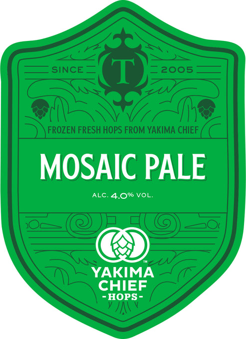 Yakima Chief x Thornbridge Mosaic Pale, 4% Frozen Fresh Hop Pale ...