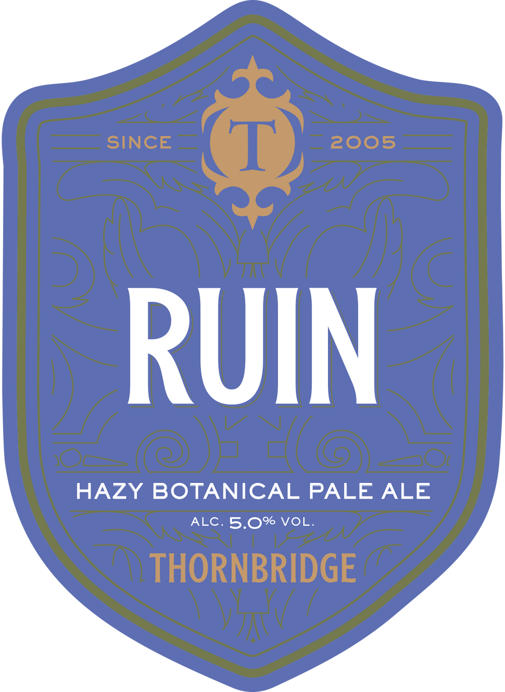 Thornbridge Brewery : Ruin, 5% Hazy Botanical Pale Ale